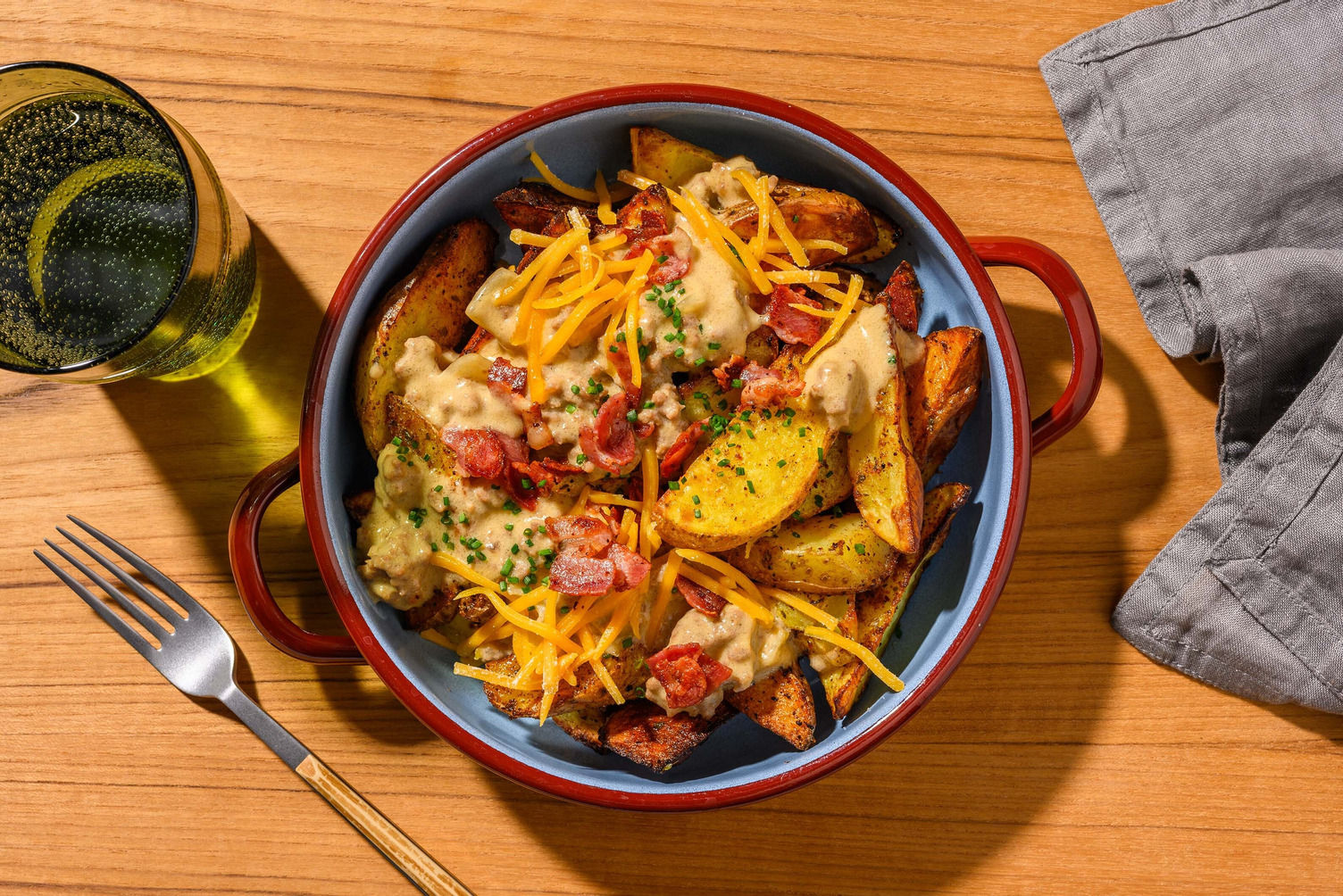 Poutine au bacon Recette | HelloFresh
