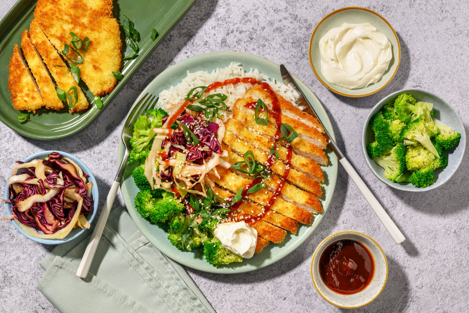 Tonkatsu Chicken & Rice Bar Recipe | HelloFresh