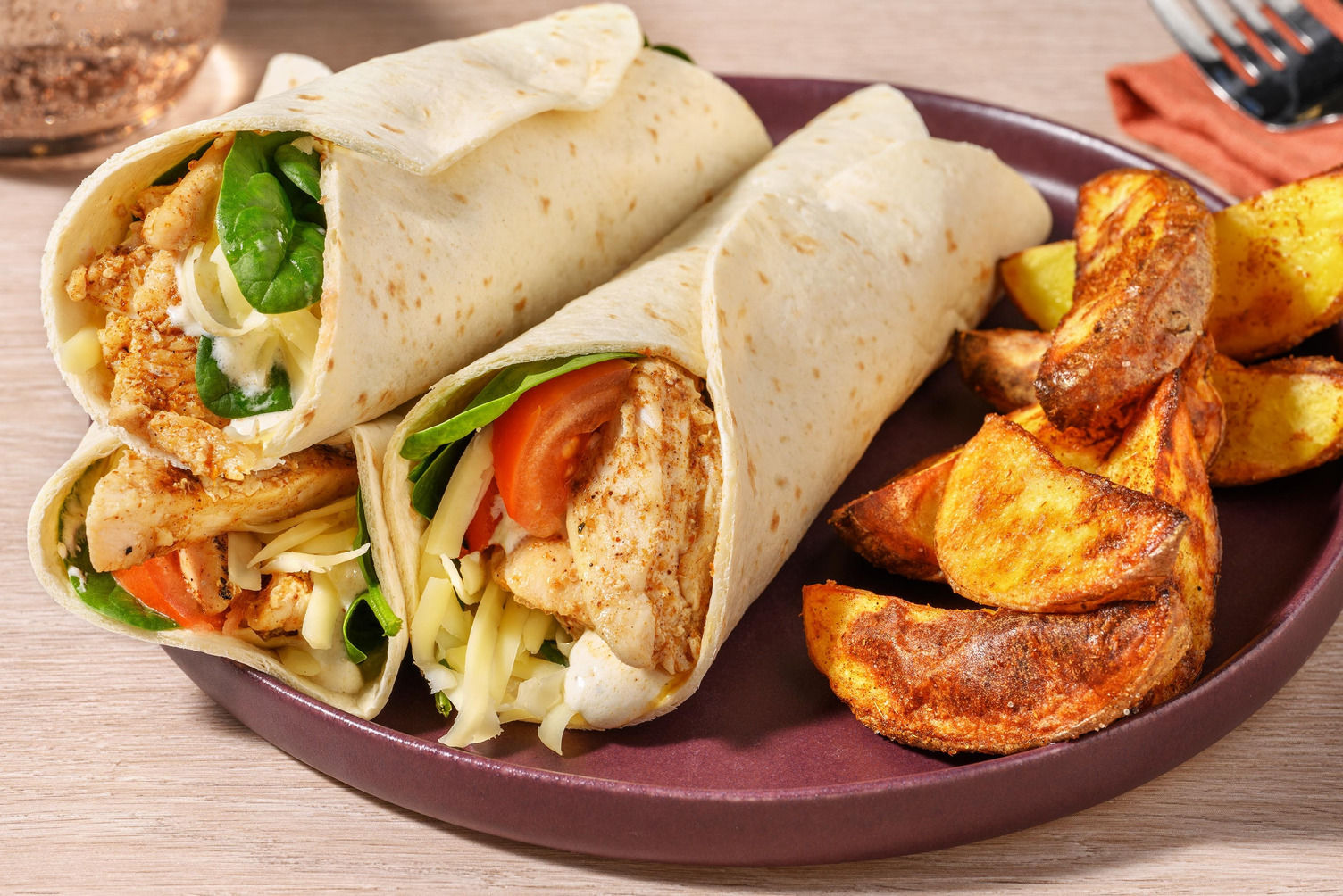 Smoky Ranch Chicken Wraps Recipe | HelloFresh