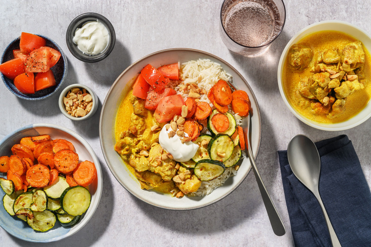 Butter Chicken Curry & Rice Bar Recipe | HelloFresh