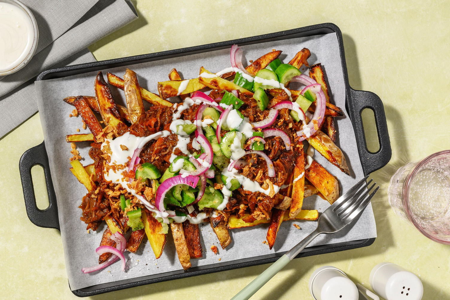 Hoisin Beef Loaded Fries Recipe | HelloFresh