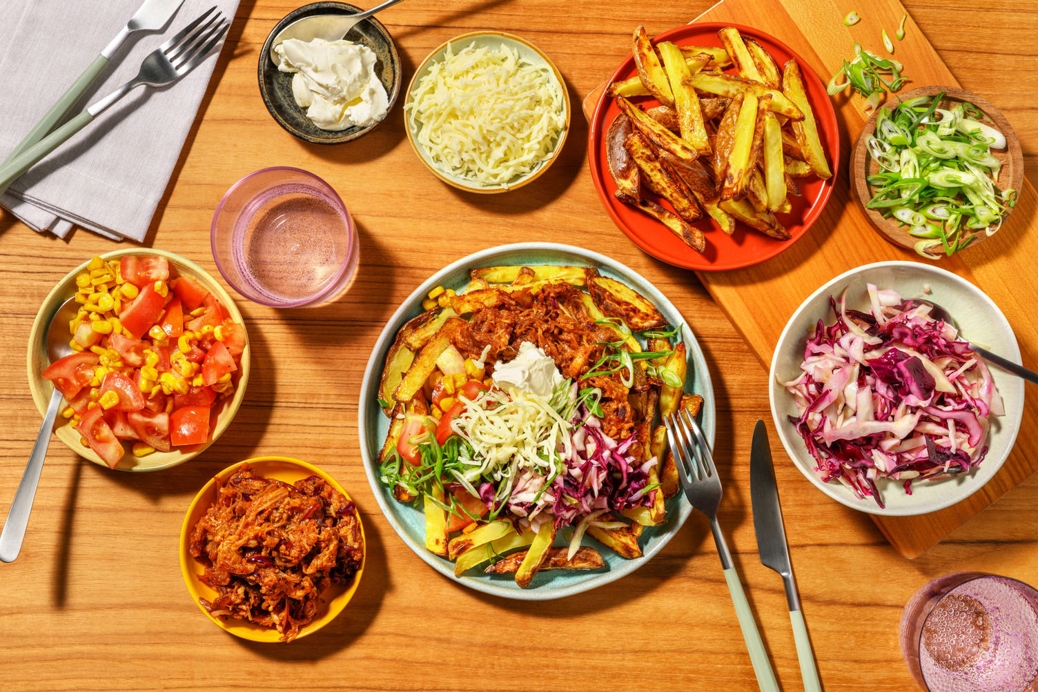 [BYOP] NZ All-American Pulled Pork Loaded Fries Bar Recipe | HelloFresh