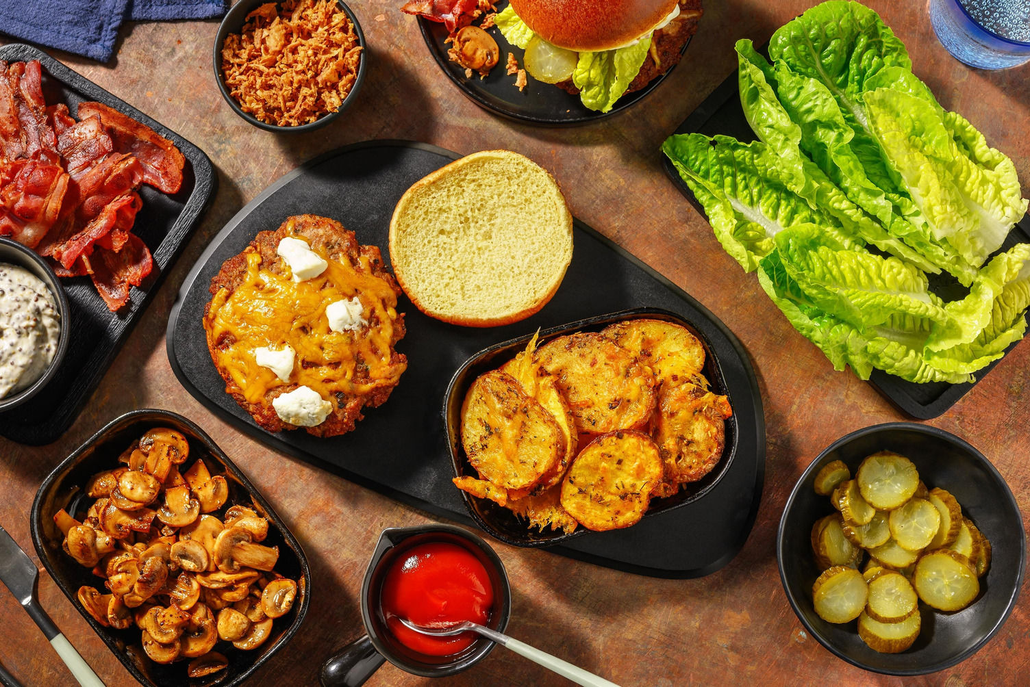 Family Day Build-Your-Own Burger Bar Recipe | HelloFresh