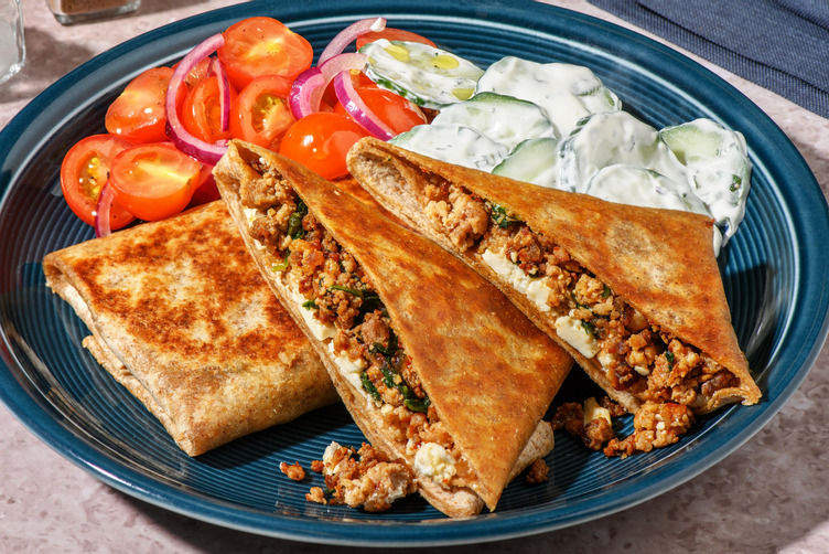 Turkiska ”gözleme” på blandfärs Recept | HelloFresh