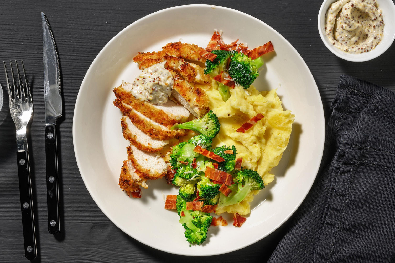 Golden Organic Chicken Breast Schnitzel Recipe | HelloFresh