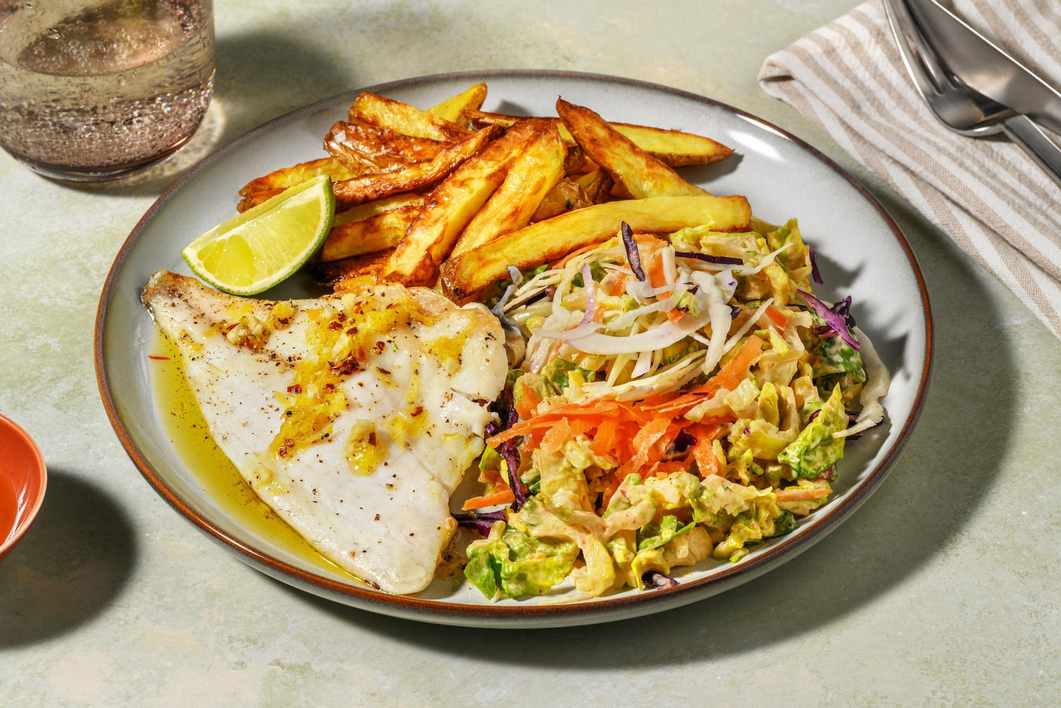 Pan-Fried Cod and Homemade Zesty Chilli Oil Recipe | HelloFresh
