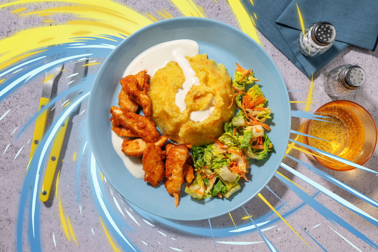 Power Up Chicken inspiriert von Mega-Lucario Rezept | HelloFresh