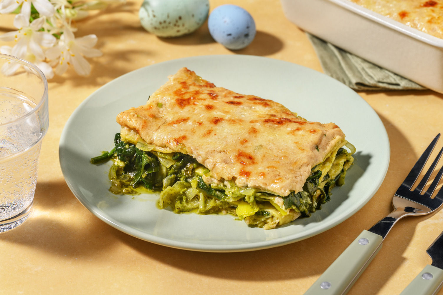 Lasagne printanières à l'ail des ours Recette | HelloFresh