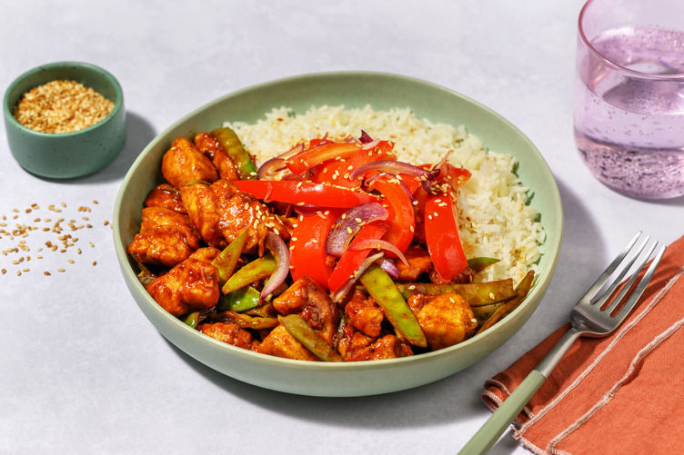 Sweet and Sticky Chicken Breast on Rice Recipe | HelloFresh