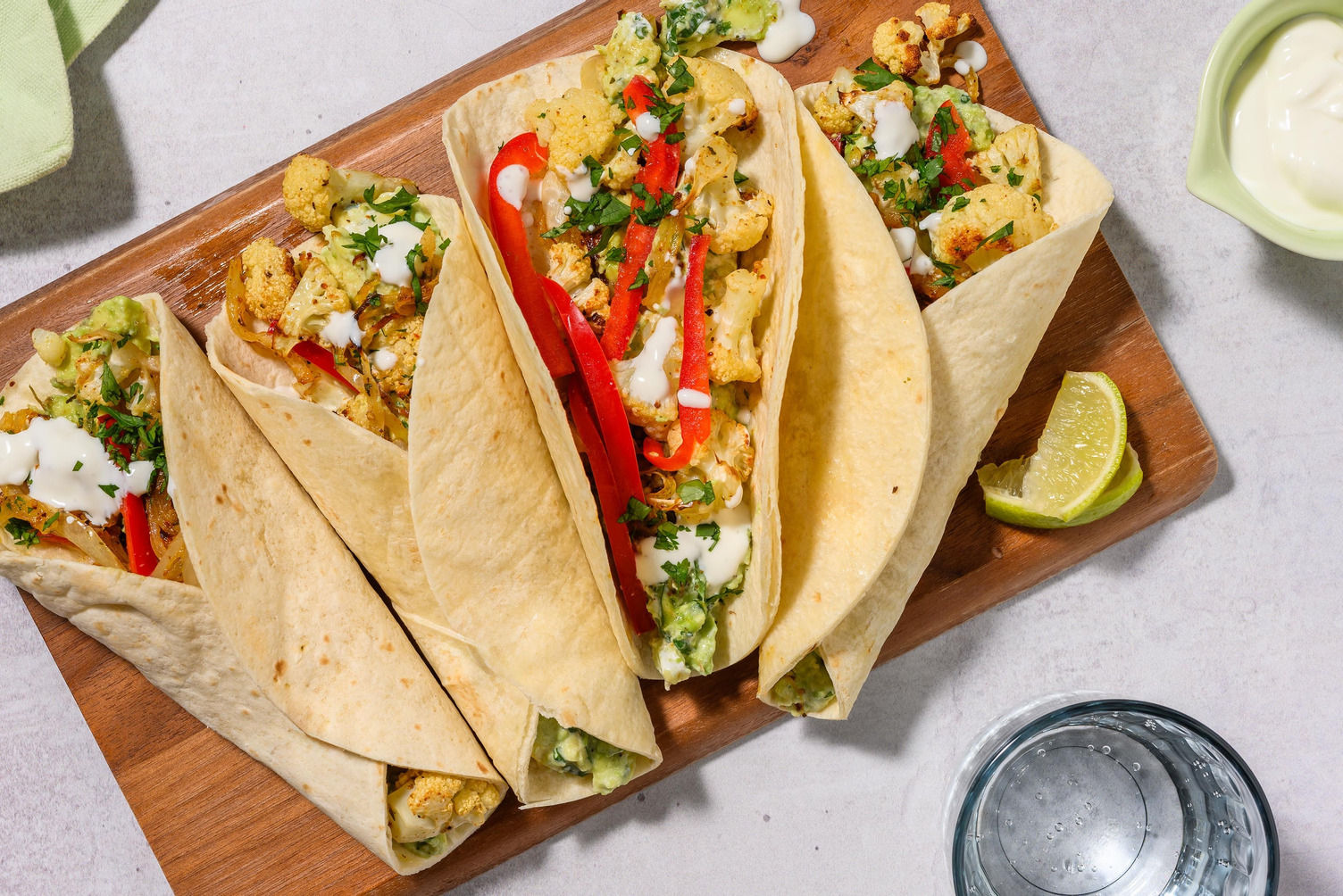 Blumenkohl Fajitas vom Blech Rezept | HelloFresh