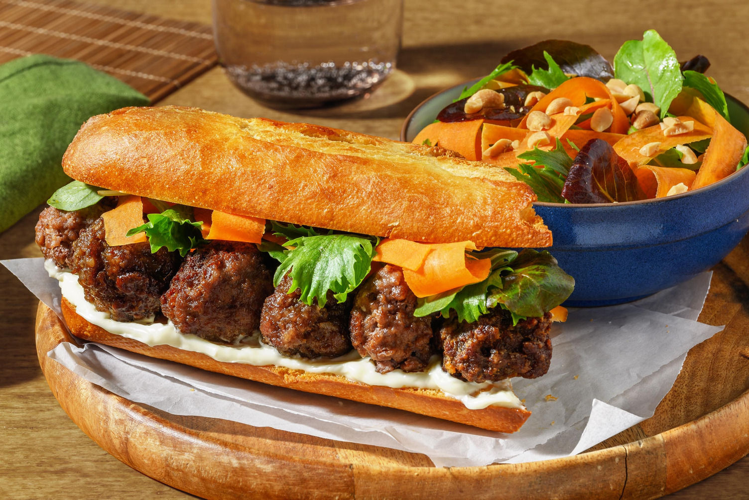 Fragrant Sach Ko Ang Inspired Pork Kofta Baguette Recipe | HelloFresh