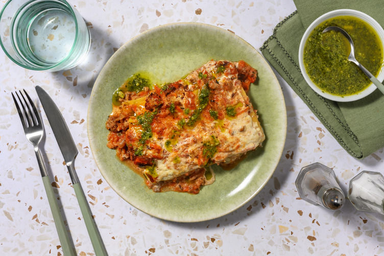 Pork and Aubergine Lasagne Recipe | HelloFresh