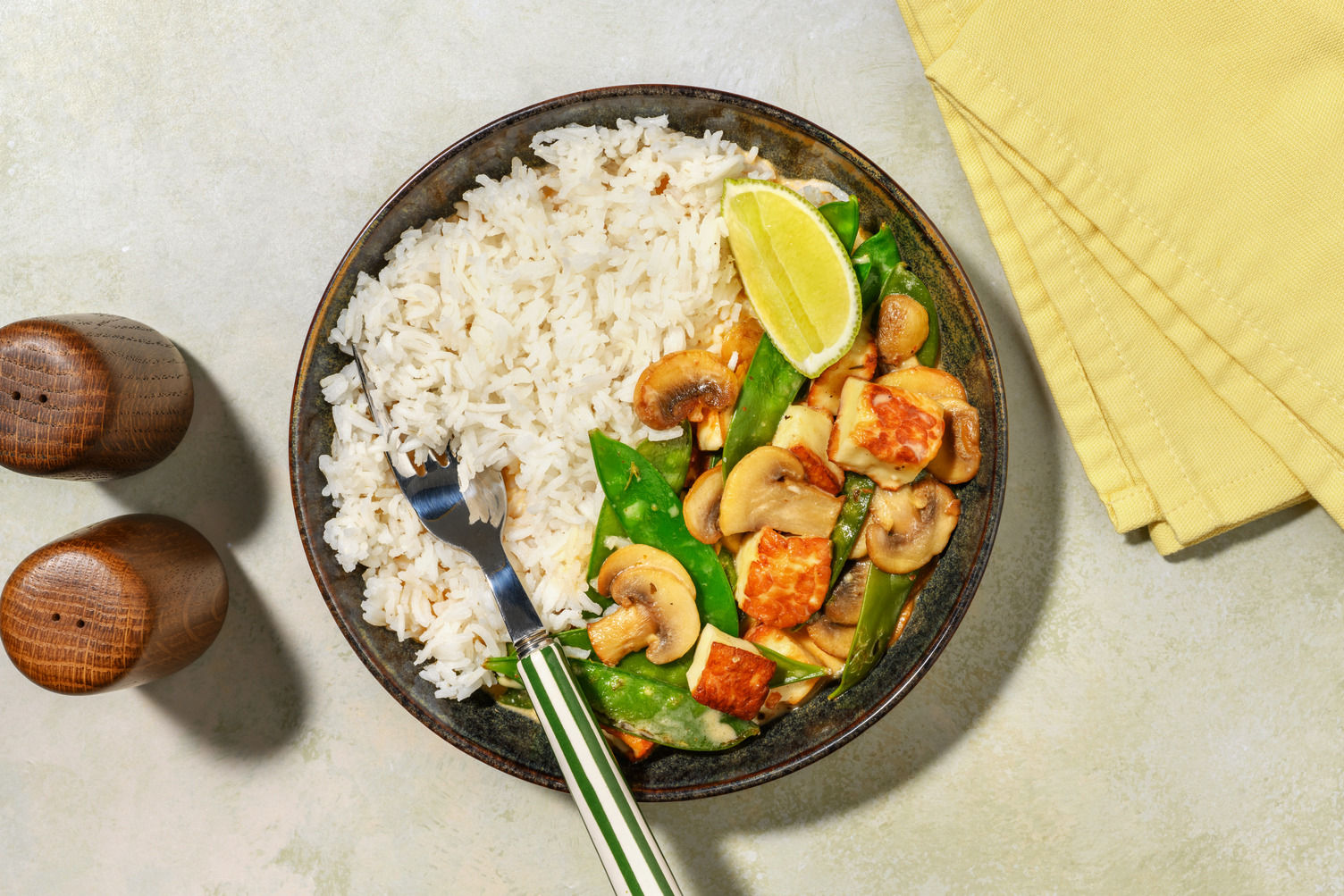Halloumi Thai Red Style Curry Recipe | HelloFresh