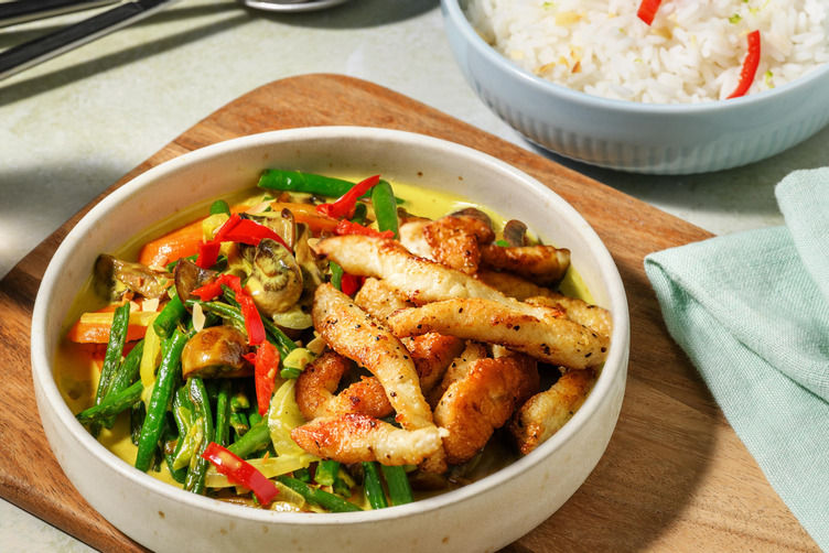 Indisches Korma-Curry mit extra Bio-Hähnchen Rezept | HelloFresh