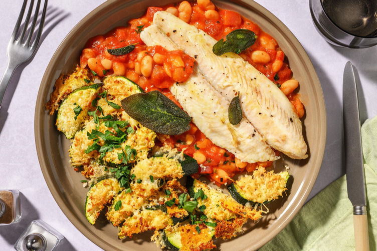 Apulianischer Seehecht mit Weißbohnen und Ragout Rezept | HelloFresh
