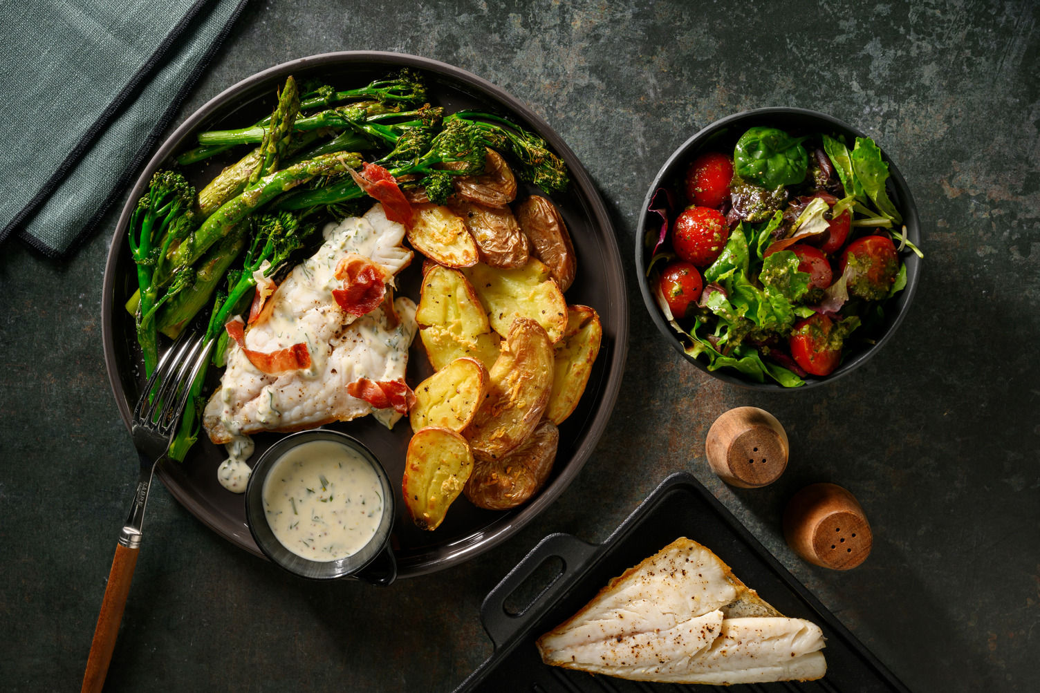 Pan-Fried Sea Bream and Serrano Shards Recipe | HelloFresh