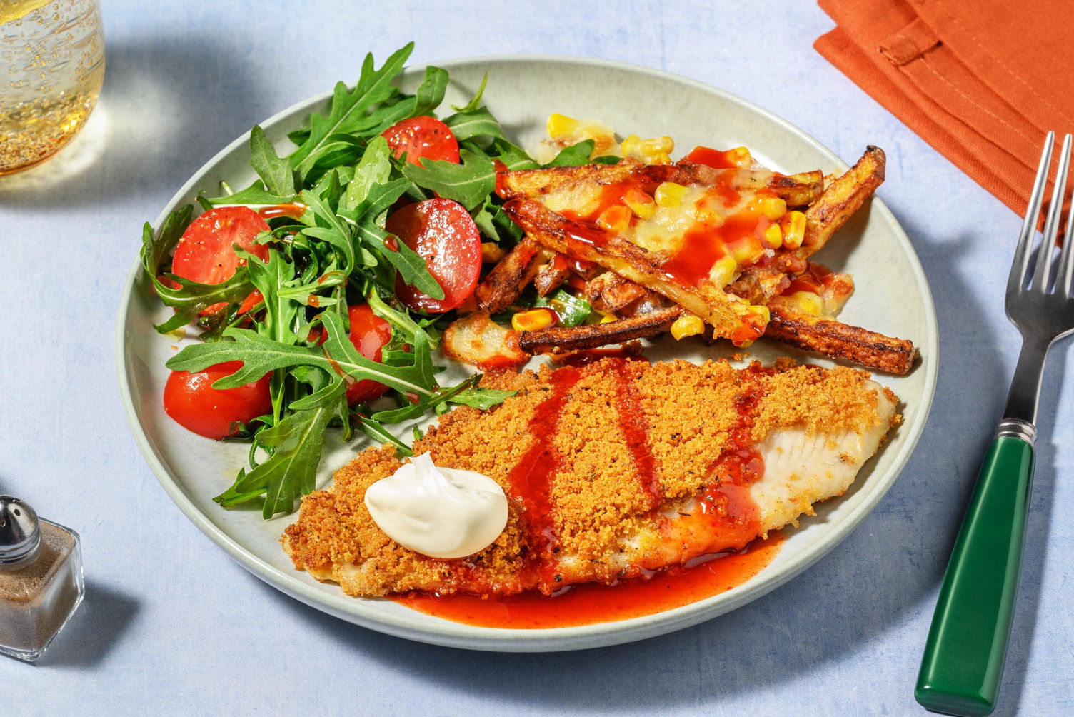 Southern American 'Fish Fry' Style Breaded Sea Bass Recipe | HelloFresh