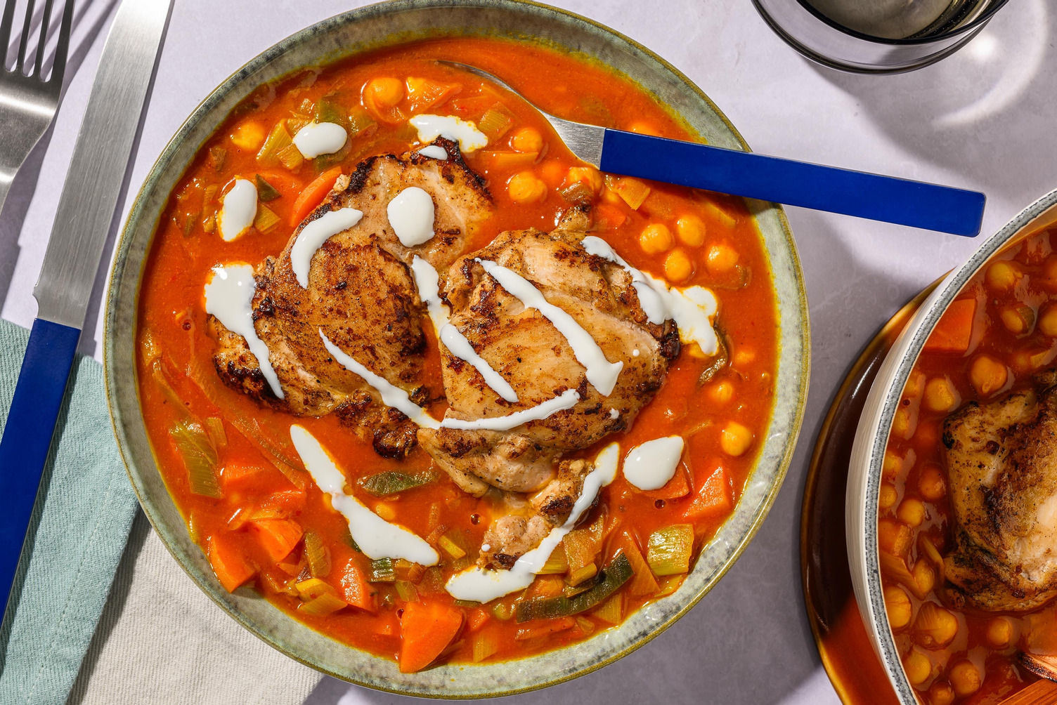 Moroccan Harira Inspired Chicken Soup Recipe | HelloFresh