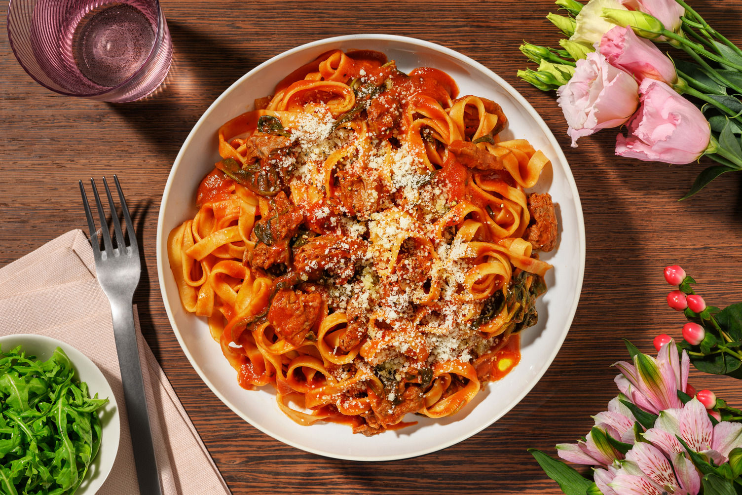 One Pan Wonder Pulled Beef Ragu & Fresh Tagliatelle Recipe | HelloFresh