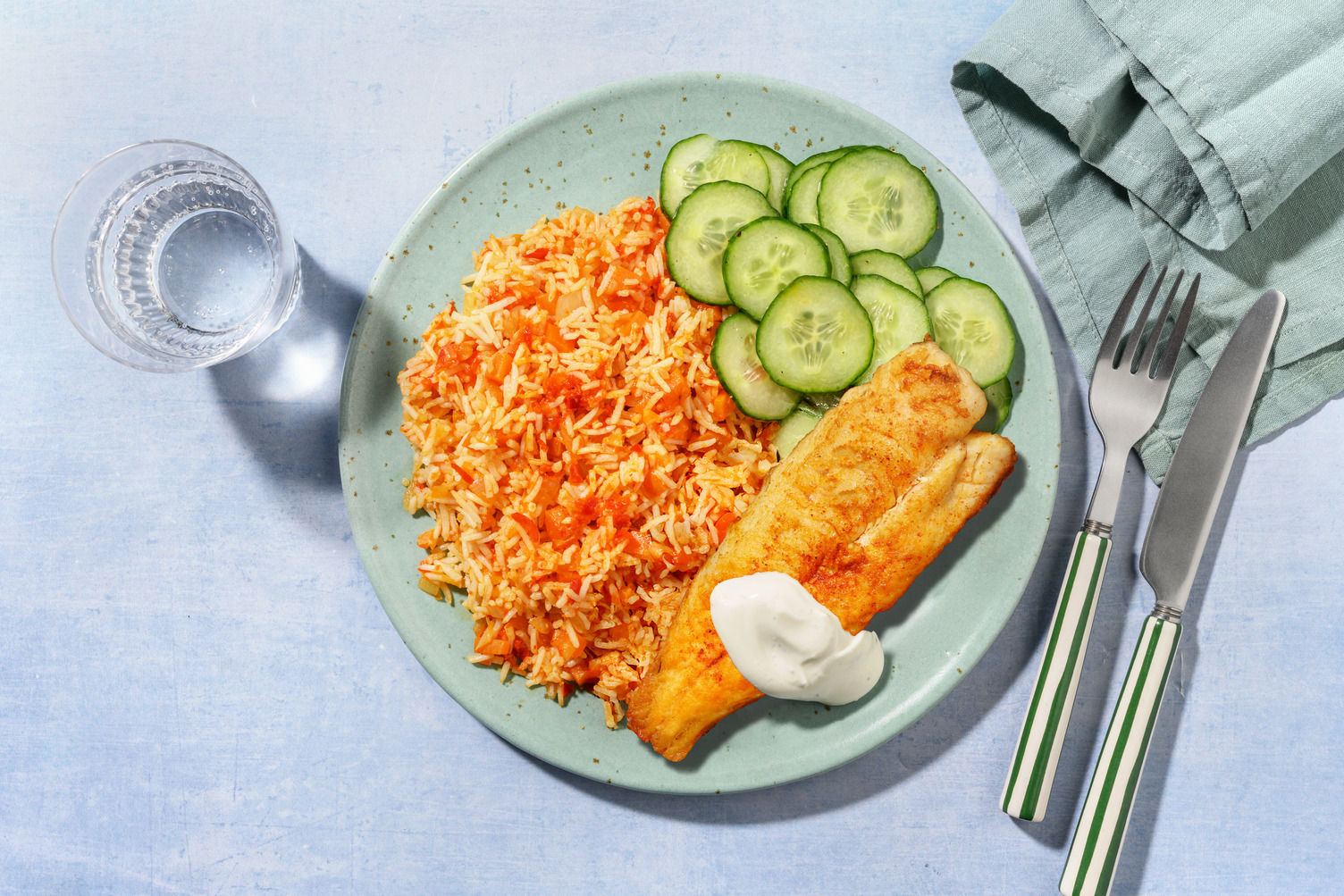 Fischfilet mit Djuvec-Reis Rezept | HelloFresh