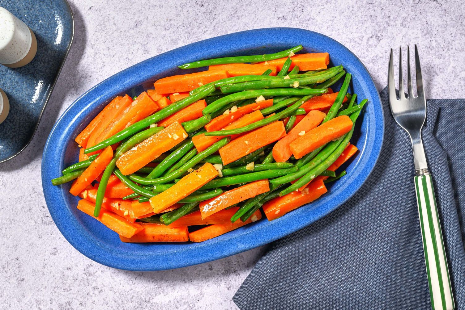 Sautéed garlic green beans and carrots | HelloFresh