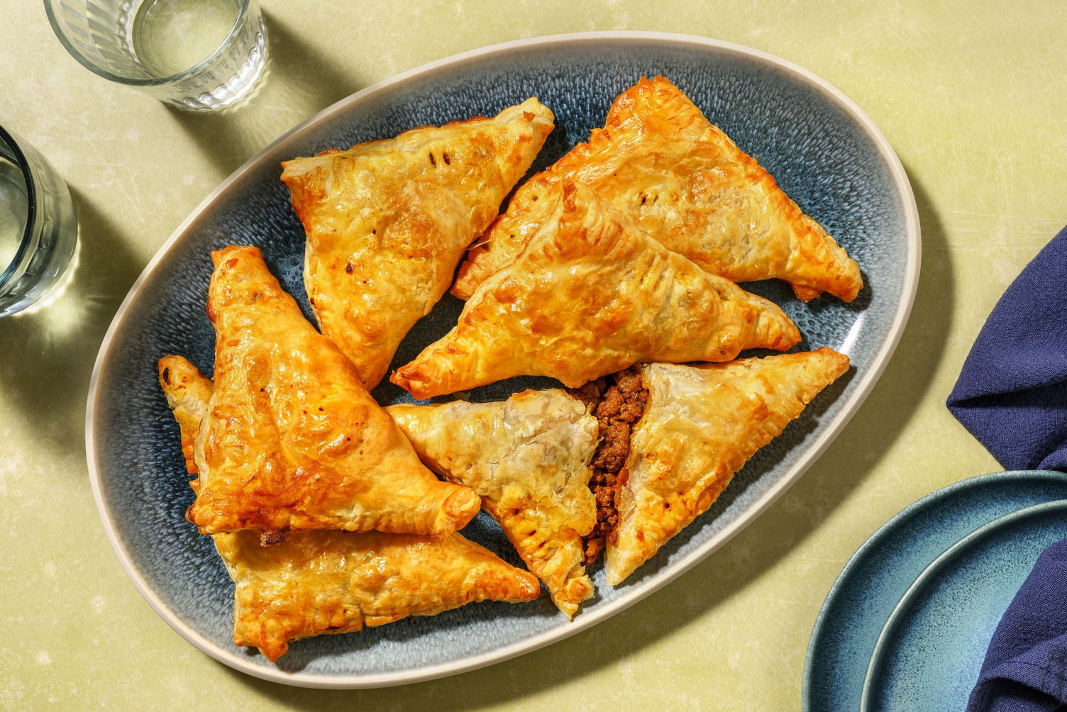 Indian style beef samosa | HelloFresh