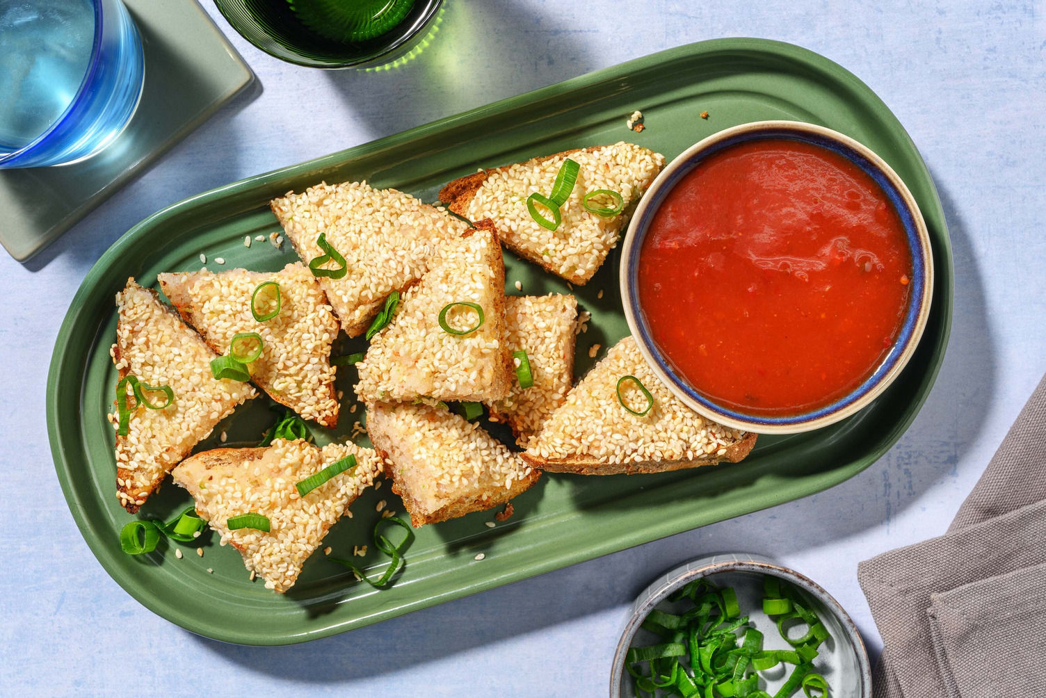 Gourmet Homemade Sesame Prawn Toast Side Dish Recipe | HelloFresh