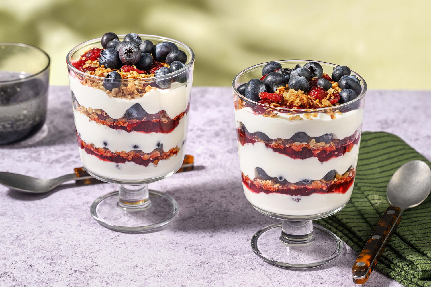 Blueberry and Red Berry Compote Parfait Recipe | HelloFresh