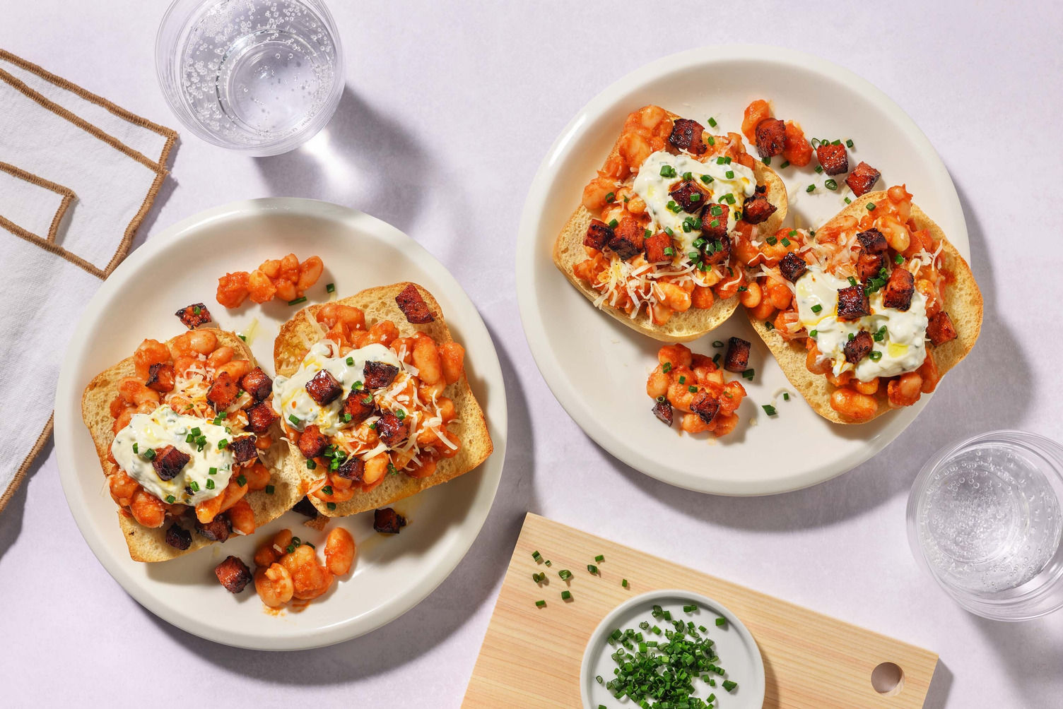 Chorizo Topped Homemade Beans on Toast Recipe | HelloFresh