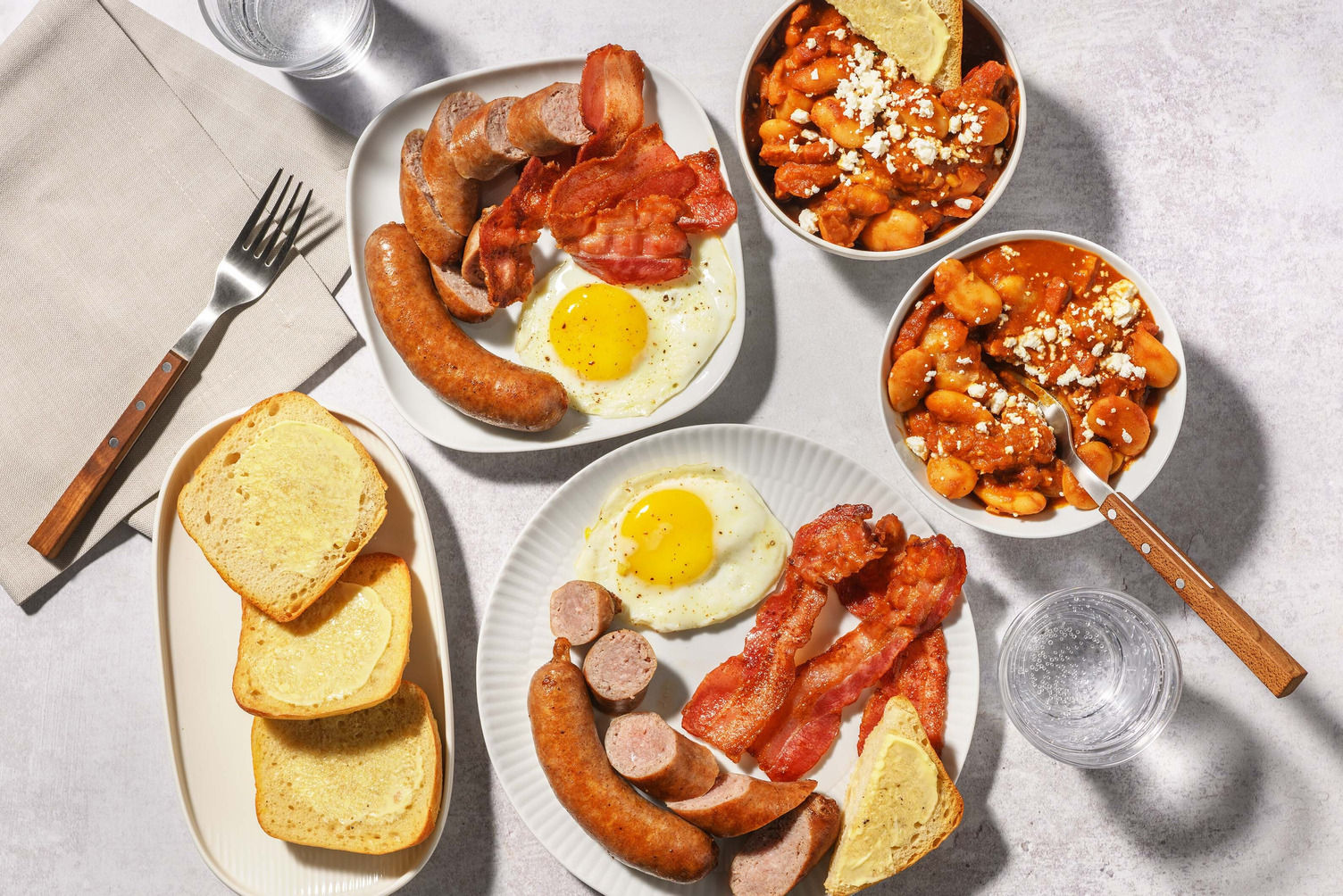 Double Bacon Brunch | Smoky Bacon Beans & Buns Recipe | HelloFresh