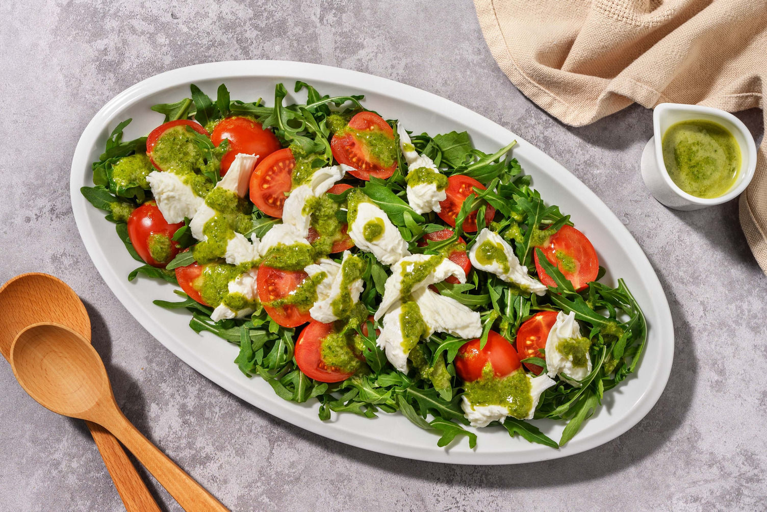 Mozzarella and Pesto Side Salad Bundle Recipe | HelloFresh