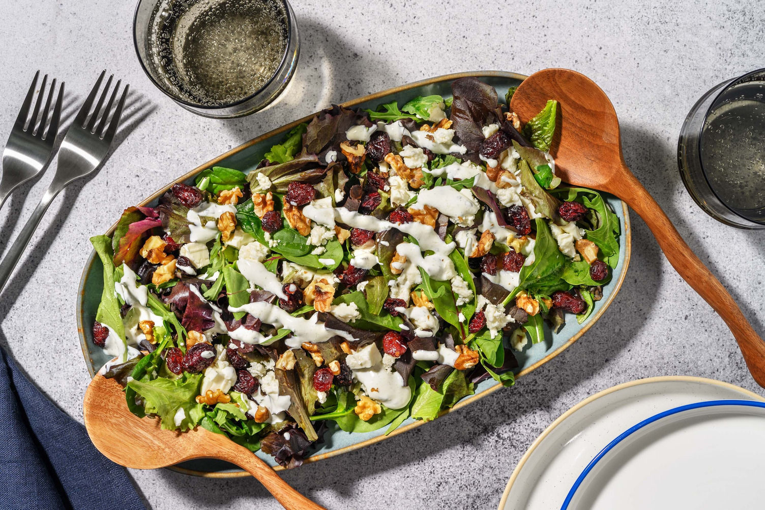 Greek Style Cheese and Cranberry Side Salad Bundle Recipe | HelloFresh