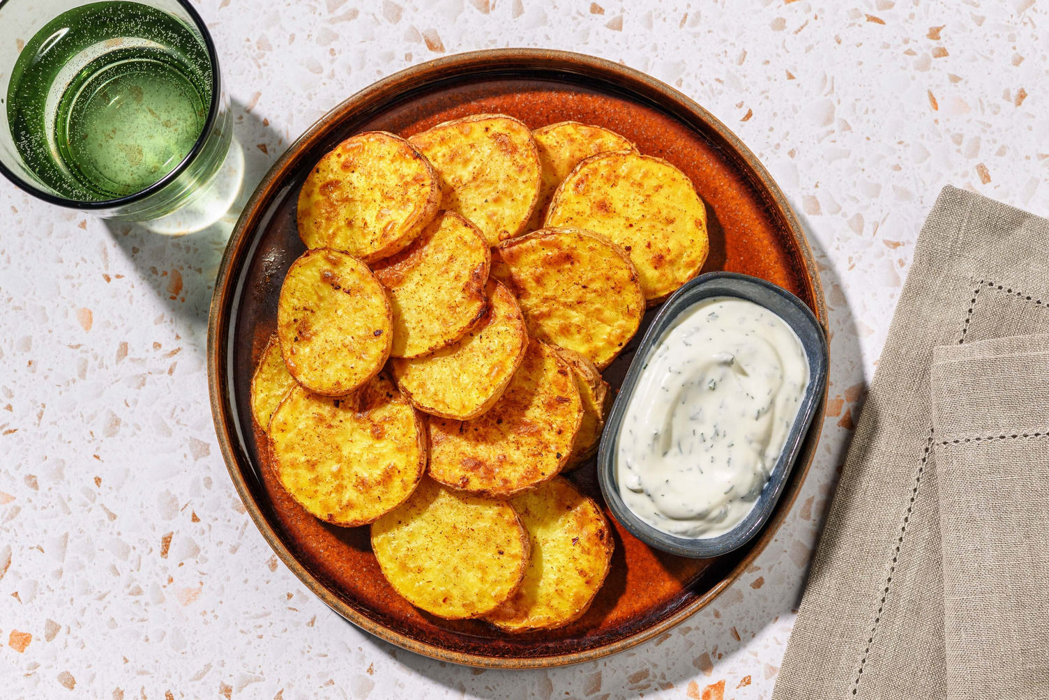 Chips di patate speziate e salsa ranch | HelloFresh