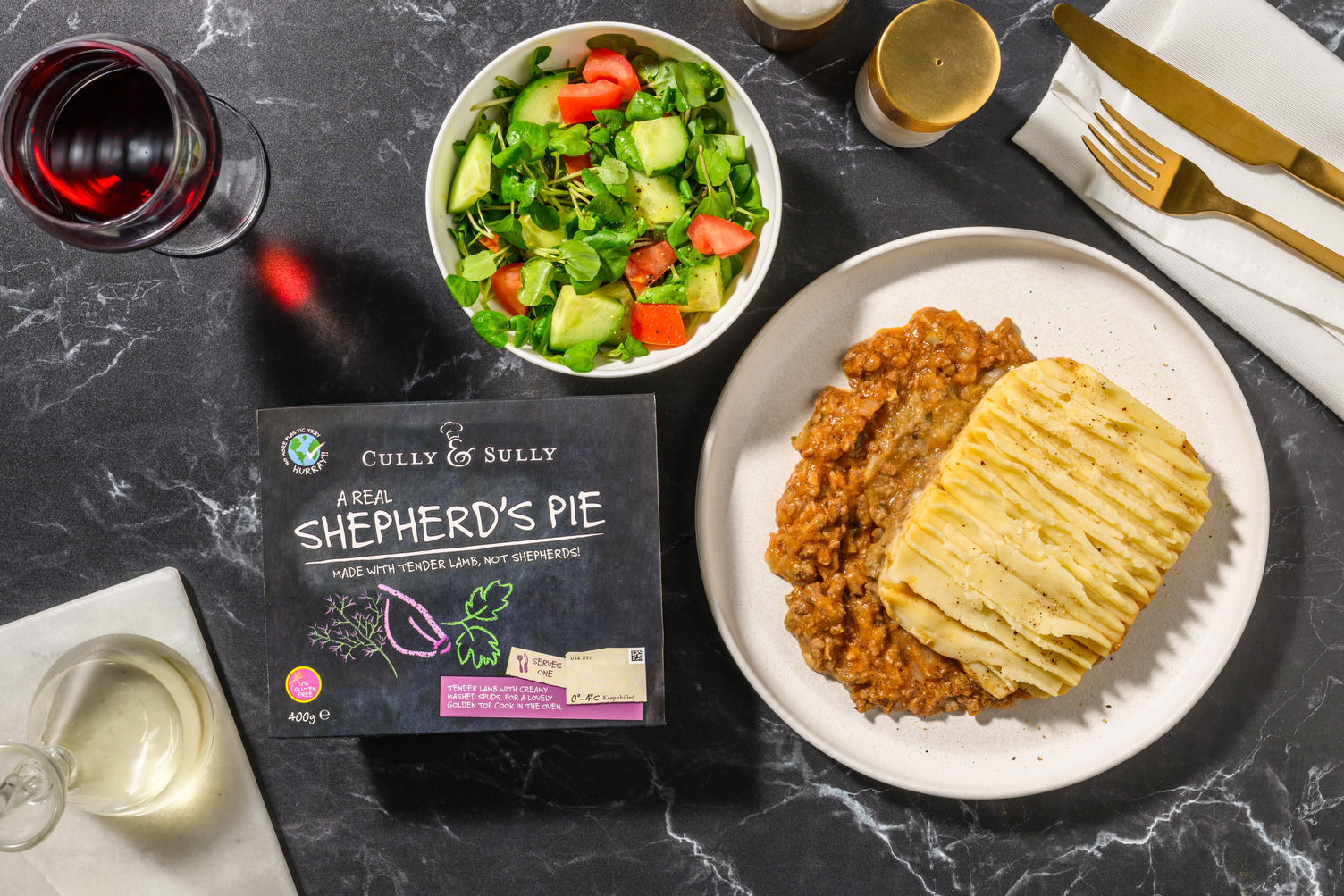 Cully & Sully Shepherd's Pie with Side Salad Recipe | HelloFresh