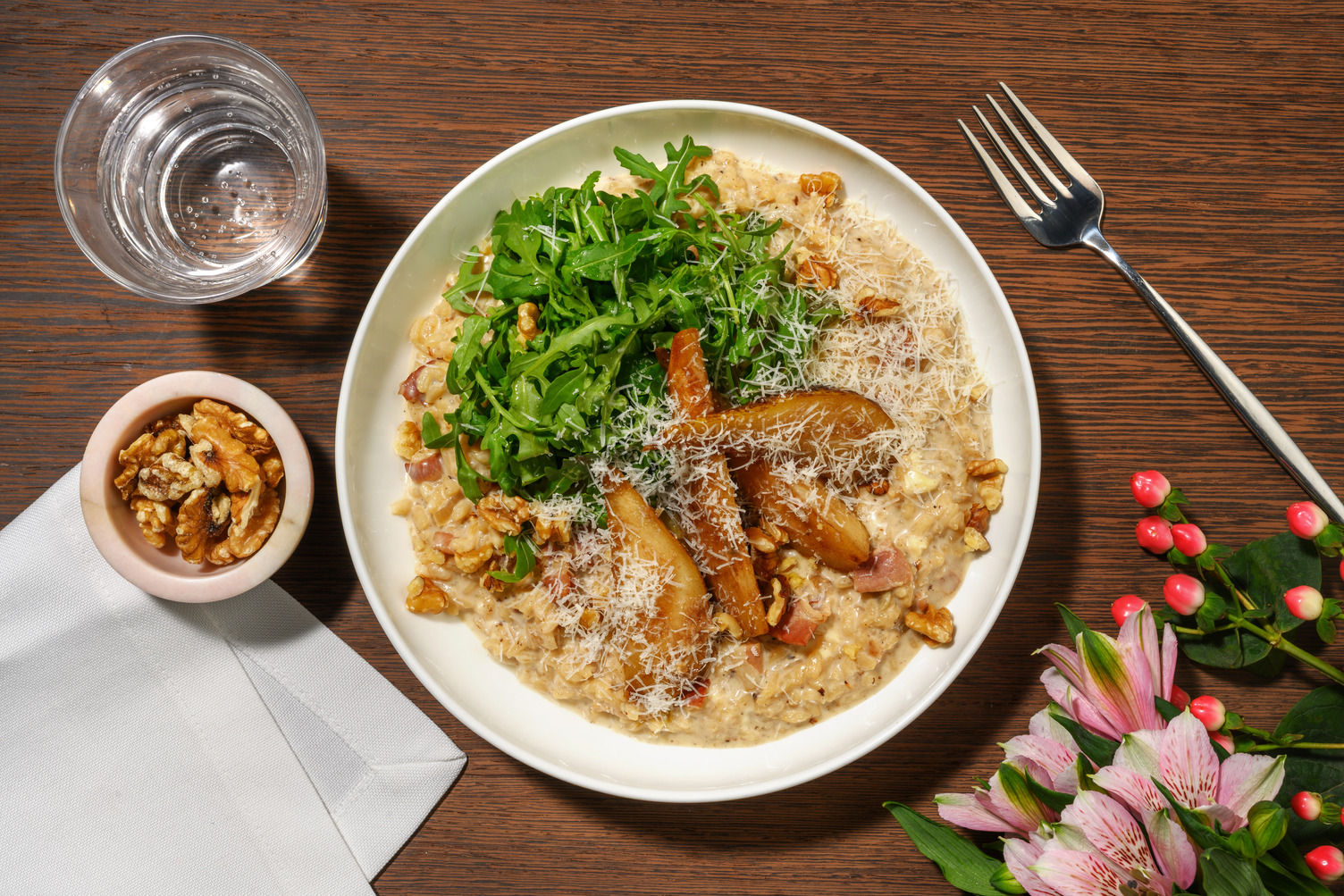 Brie Mine: Bacon & Caramelised Pear Risotto Recipe | HelloFresh