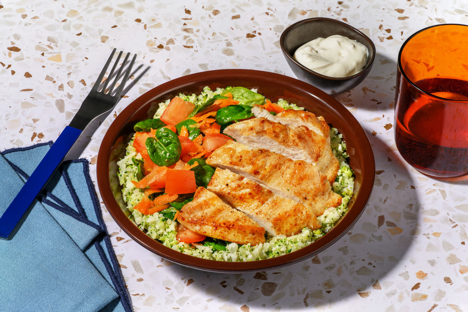 Double Mumbai Chicken & Cauli-Broccoli Rice Recipe | HelloFresh