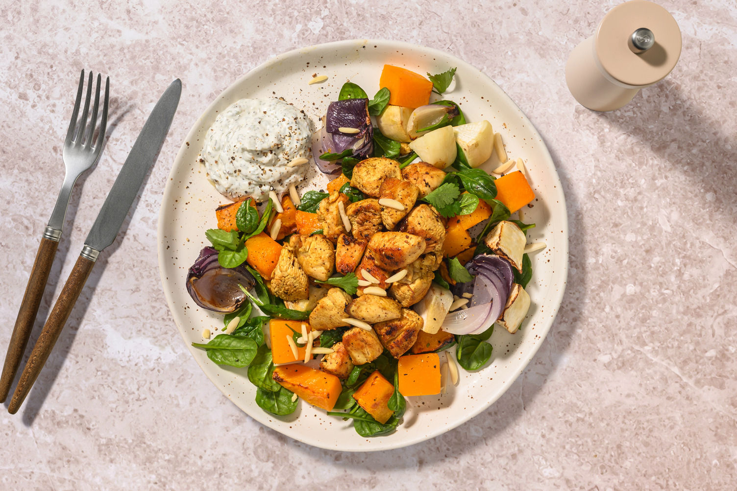 Kiwi-Spiced Salmon & Pumpkin Toss Recipe | HelloFresh