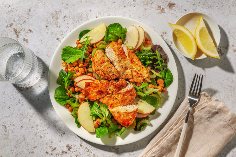 Smokey Chicken & Crushed Harissa Chickpeas Recipe | HelloFresh