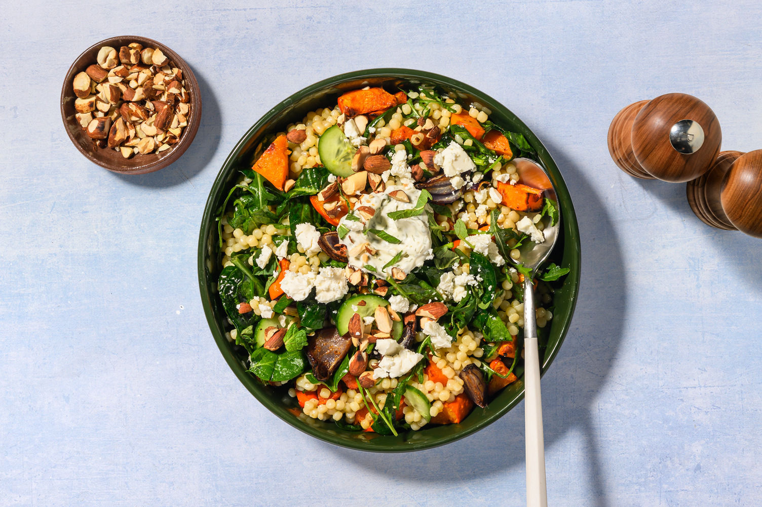Pumpkin, Prawns & Veggie Pearl Couscous Salad Recipe | HelloFresh