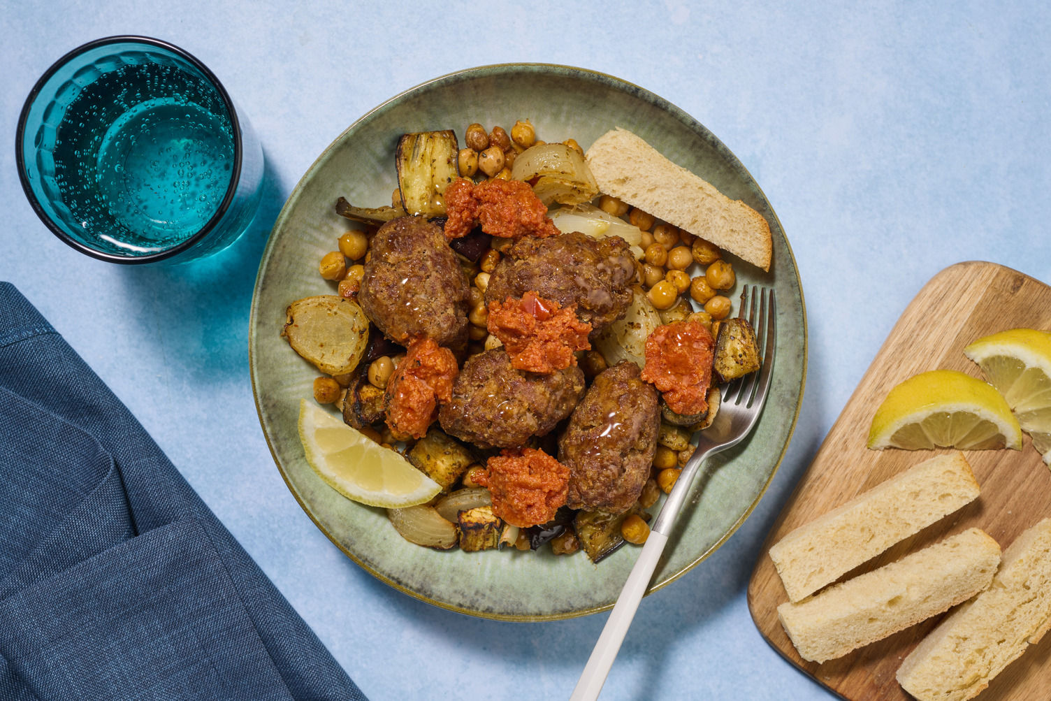 Glazed Beef Koftas and Muhammara Inspired Sauce Recipe | HelloFresh