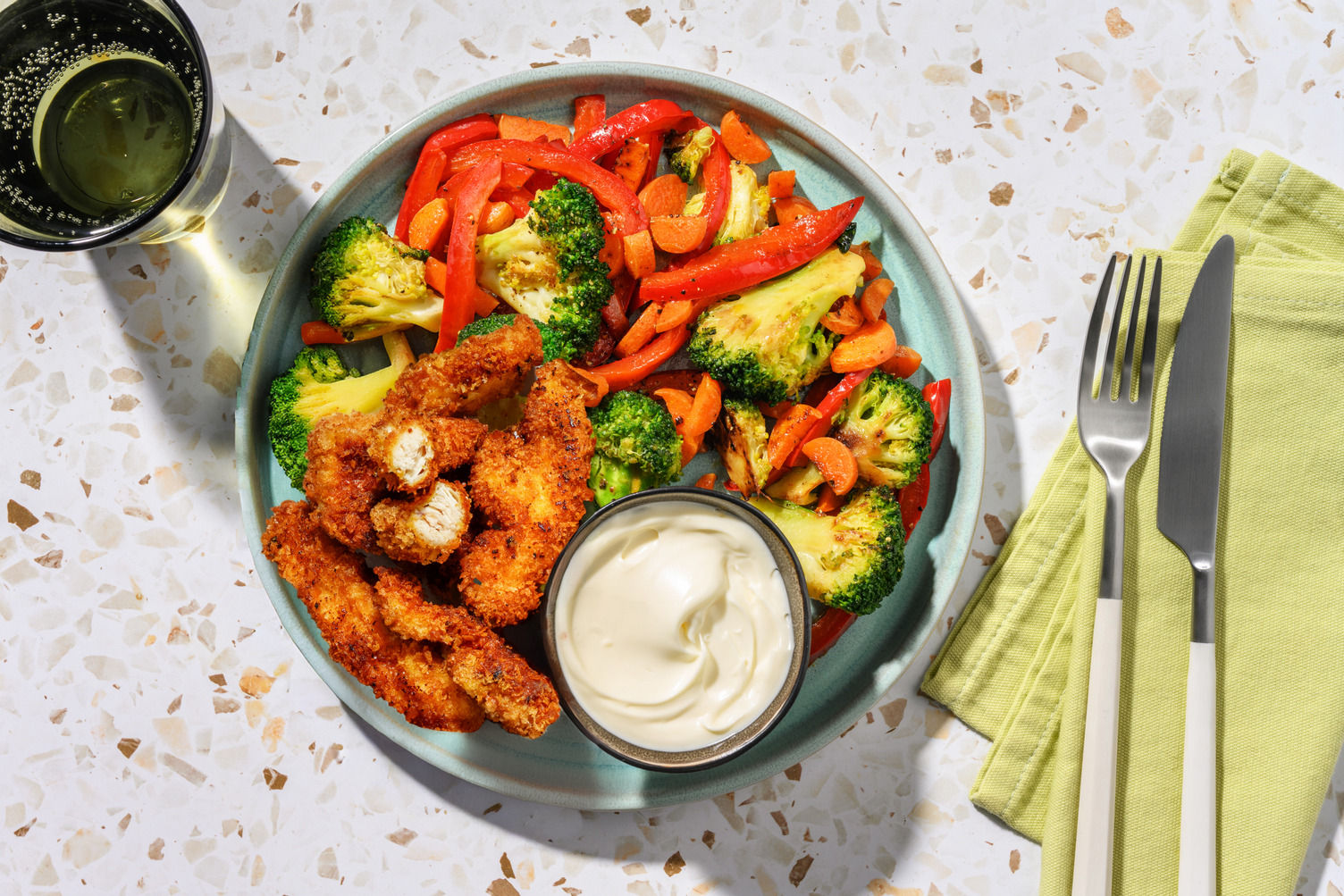 Double Smokey Crumbed Chicken Strips Recipe | HelloFresh