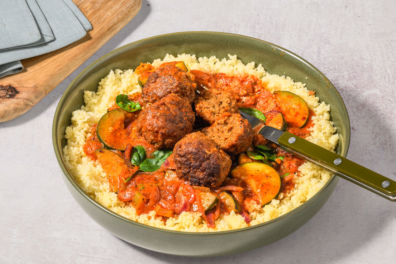 Saucy Spiced Pork Meatballs Recipe | HelloFresh
