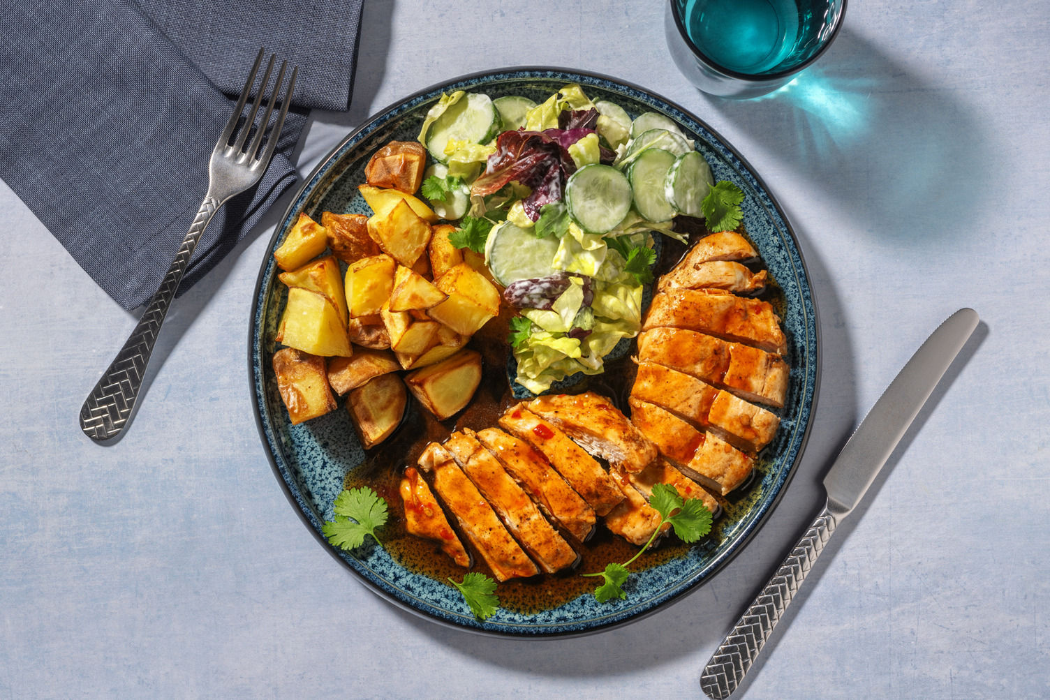 Double Sweet-Soy Chicken & Cucumber Salad Recipe | HelloFresh