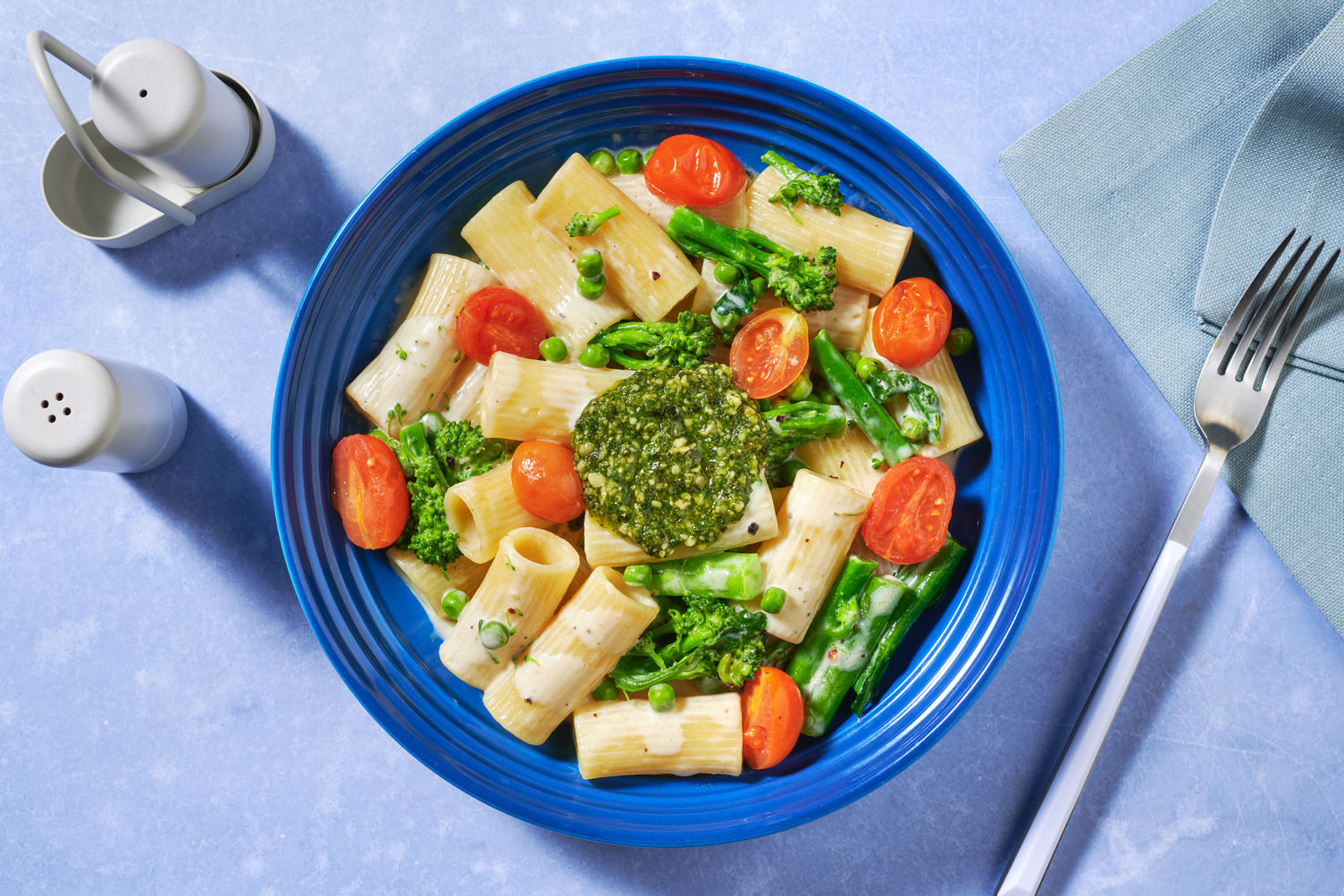 Presto Pesto Pea Rigatoni Recipe | HelloFresh