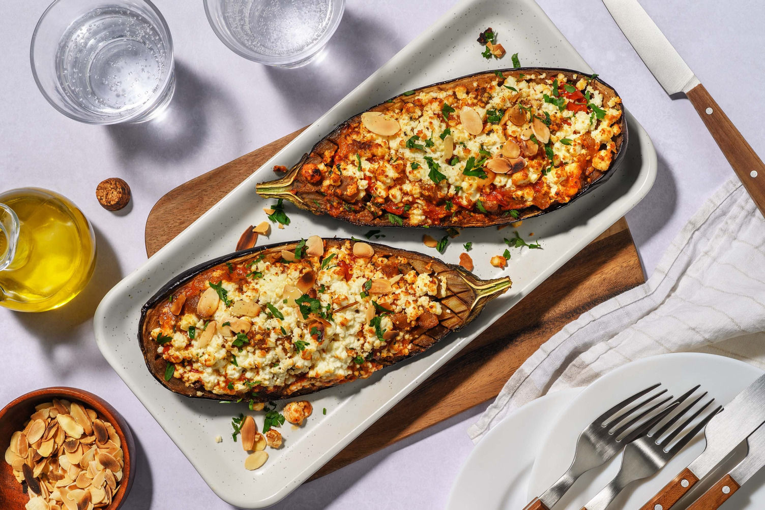Turkish Imam Bayıldı Style Stuffed Aubergine Recipe | HelloFresh