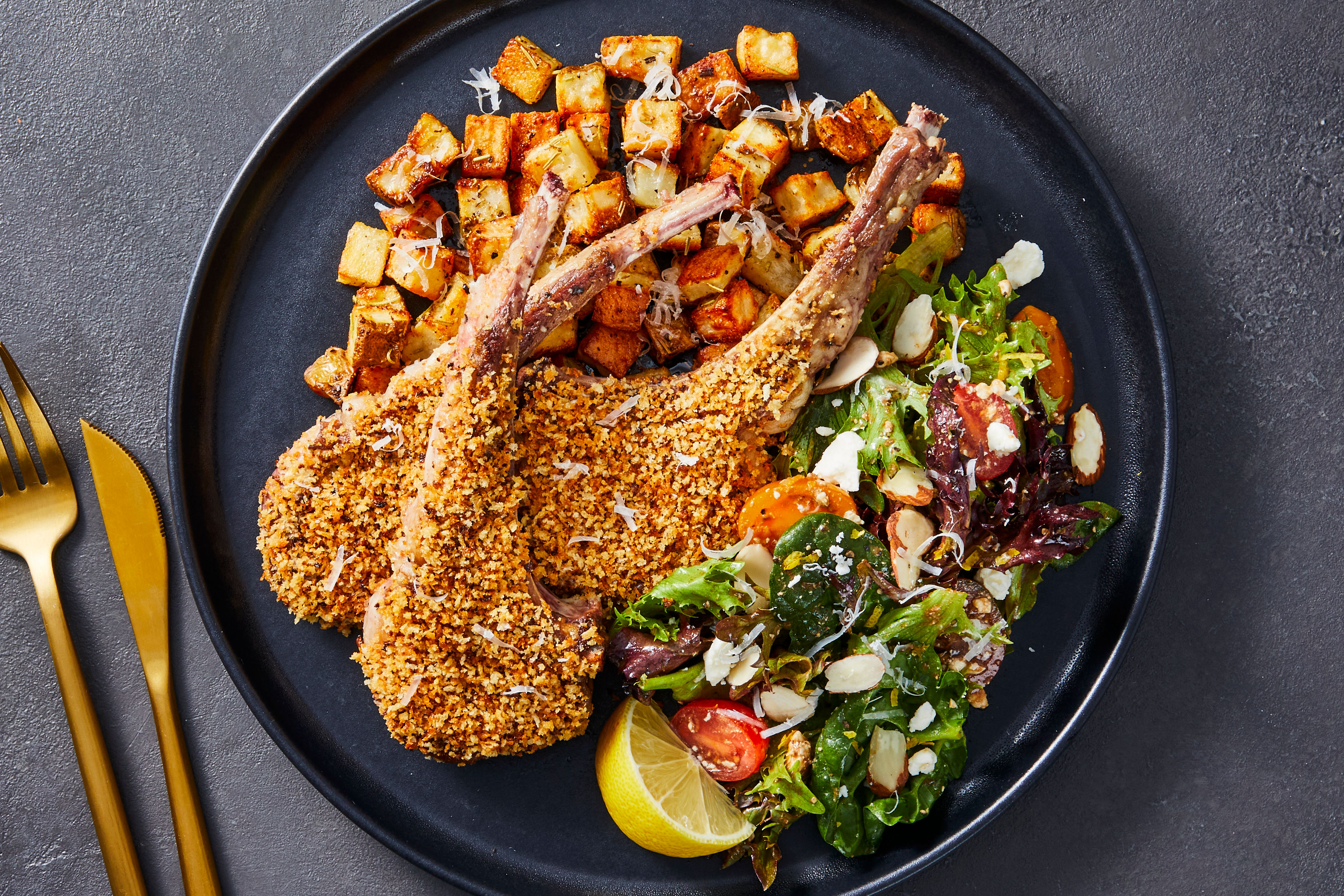 Parmesan Panko-Crusted Lamb Chops Recipe | HelloFresh