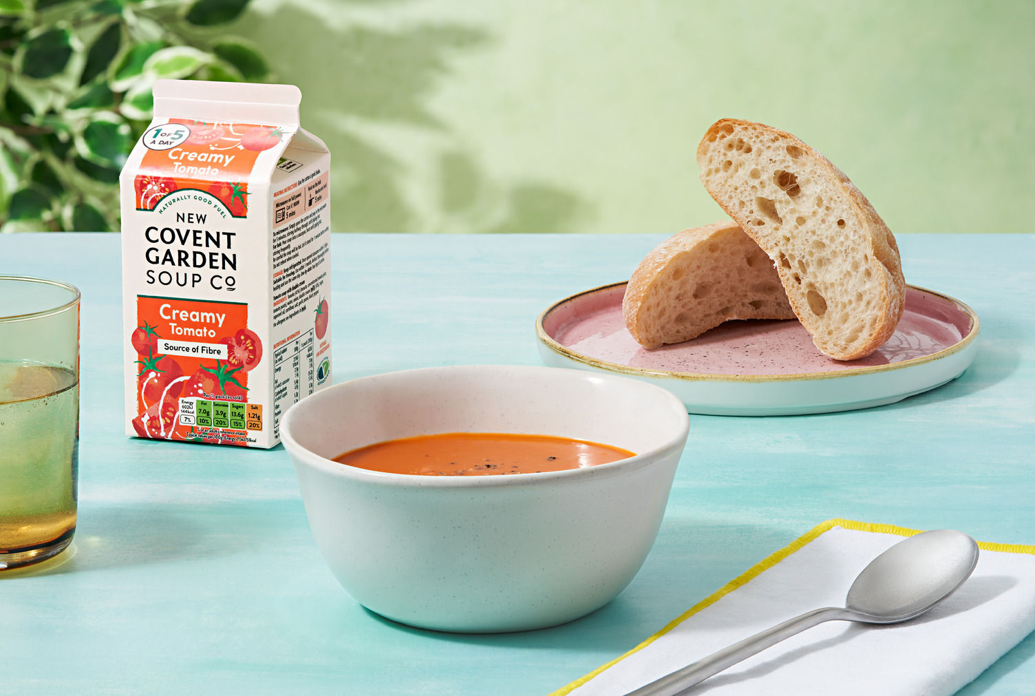New Covent Garden Creamy Tomato Soup and Handmade Ciabatta Loaf Bundle ...