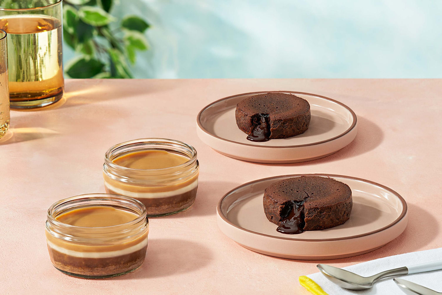 Dessert Bundle | Chocolate Lava Cake and Salted Caramel Cheesecake ...