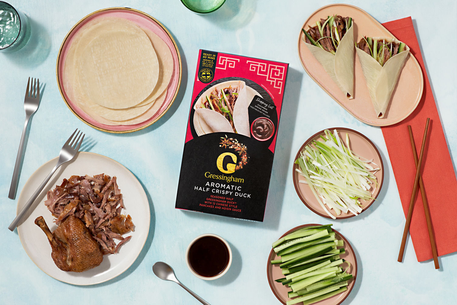 Gressingham's Chinese Style Duck Pancake Kit Recipe | HelloFresh