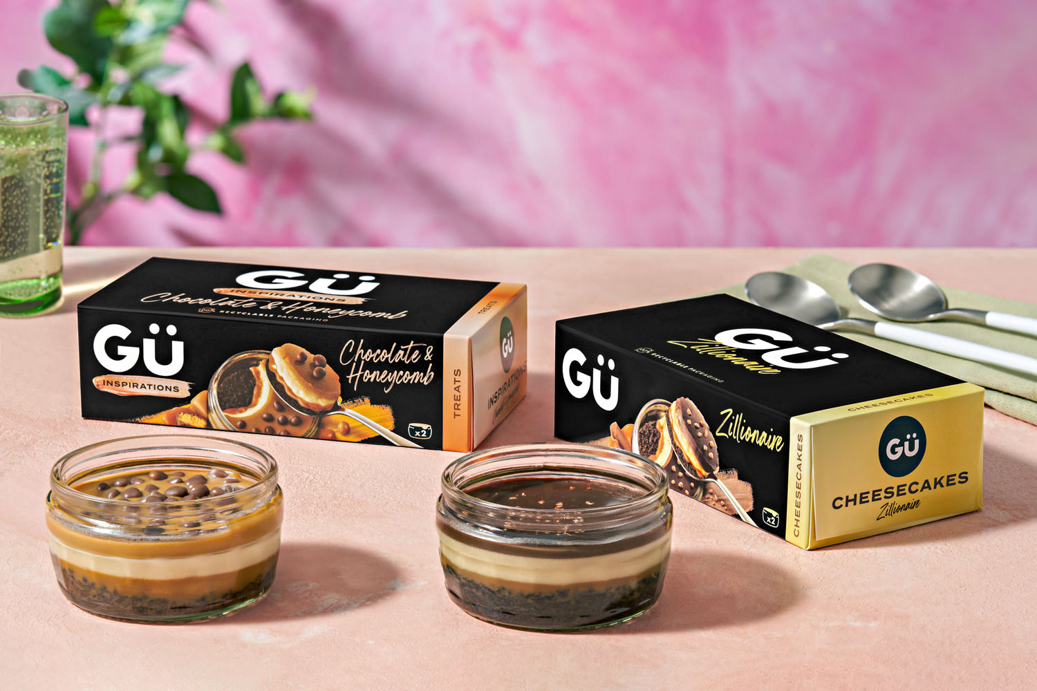 Gü Chocolate & Honeycomb Desserts and Gϋ-Zillionaire's Cheesecakes ...